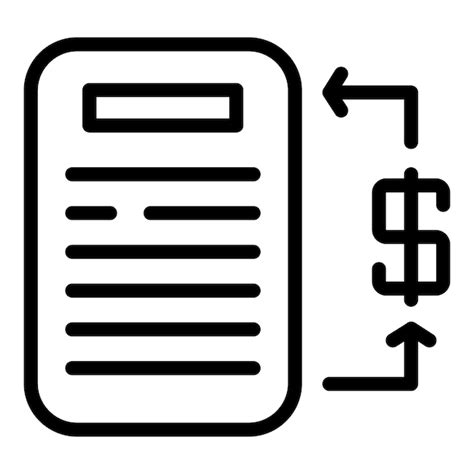 Premium Vector Liability Confirm Bill Icon Outline Liability Confirm