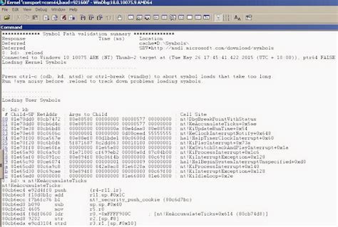 kernel mode debugging windows iot on raspberry pi 2 with windbg