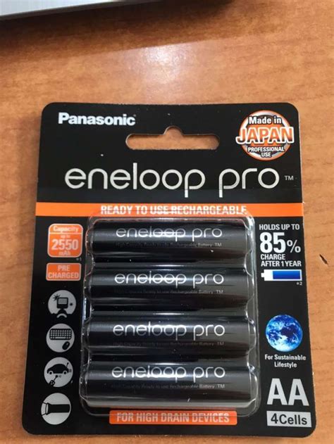 Promo Panasonic Battery Original Eneloop Pro Aa Battery 2 550 Mah Hitam