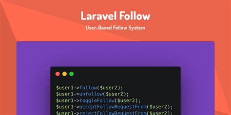 laravel follow user based follow system made with laravel