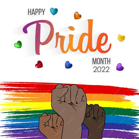 Premium Vector Lgbt Pride Month Pride Label Ribbons With Rainbow