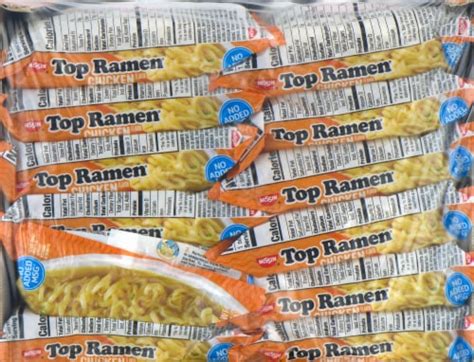Top Ramen Chicken Flavor Ramen Noodle Soup 12 Count 3 Oz King Soopers