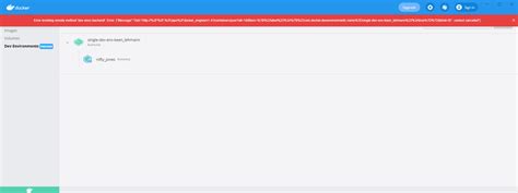 error invoking remote method dev envs backend when click on open in