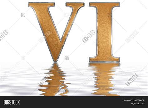 roman numeral vi sex 6 six image and photo bigstock