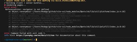 vitepress build x6 error · issue 349 · vuejs vitepress · github
