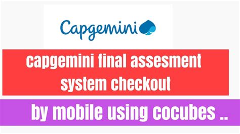 capgemini final assessment test 2021 capgemini system check by mobile
