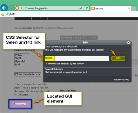 selenium by arun validating xpath expressions and css