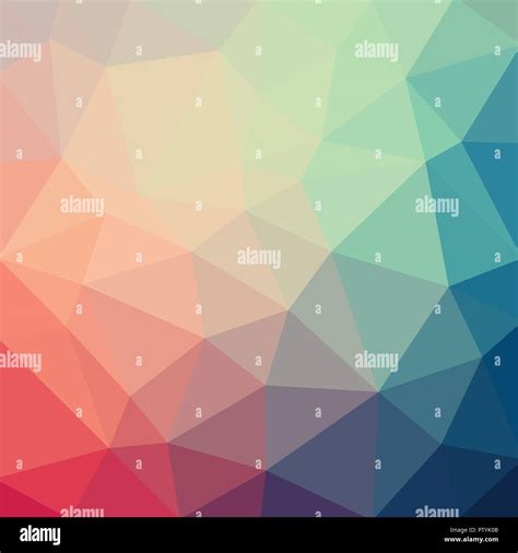 Light Blue Red Vector Low Poly Crystal Background Polygon Design