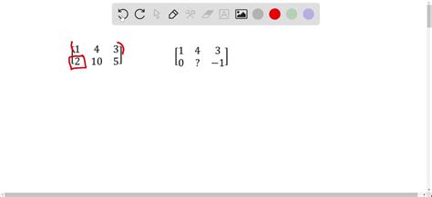 solved elementary row operations fill in the blank s using elementary