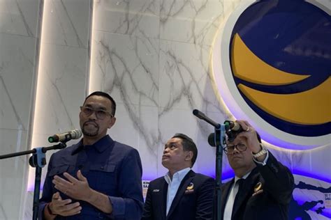 Kasus Syl Nasdem Surya Paloh Tidak Pernah Suruh Kader Korupsi Untuk