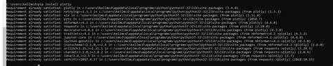 python already installed plotly but still can t import