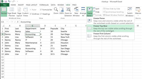 how to freeze rows and columns in excel