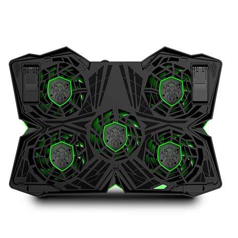 پایه خنک کننده کول پد قابل تنظیم کول کولد مدل K25s با درگاه Usb و نور