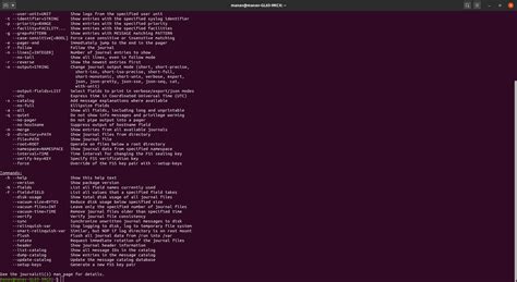 journalctl command in linux with examples geeksforgeeks