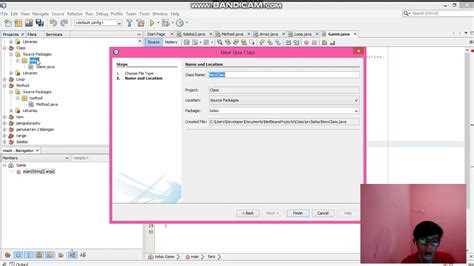 class pada java netbeans youtube