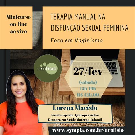 Mini Curso On Line Terapia Manual Na DisfunÇÃo Sexual Feminina Sympla