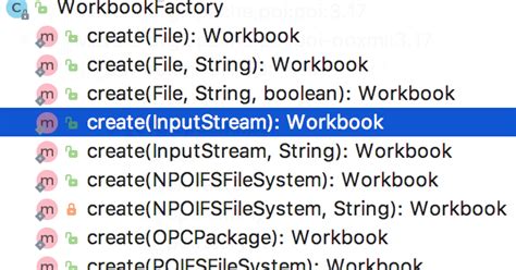 read excel using apache poi library