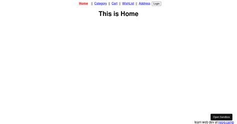 react router navlink solution forked codesandbox