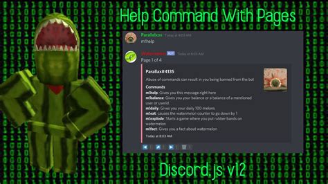 how to make a help command with pages using discord