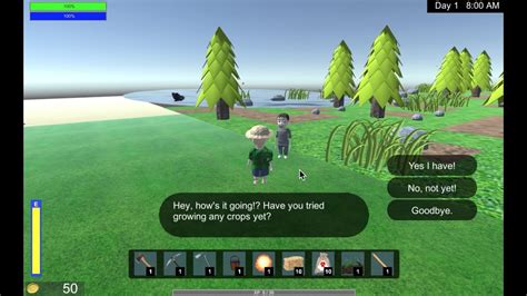 unity progress 24 first npc dialogue and add item popup ui youtube