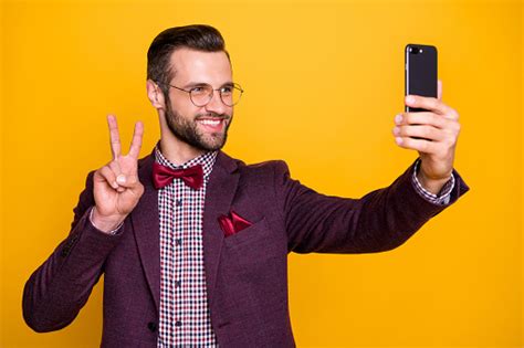 Photo Of Handsome Elegant Clothes Attractive Guy Business Man Hold