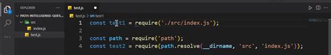 node js how can i use go to definition for commonjs `require`s in