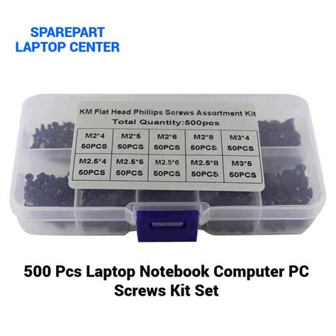 Jual Baut Laptop Computer Notebook Repair Screws Kit 500pcs M2 M2 5 M3