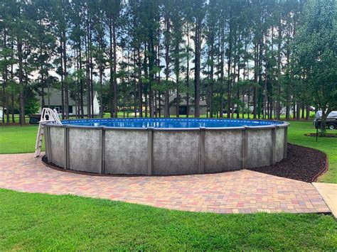 24x54 Saltwater Lx Round Pool Above Ground Pools The Pool Factory