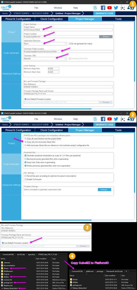 using stm32cubemx and platformio faq platformio community