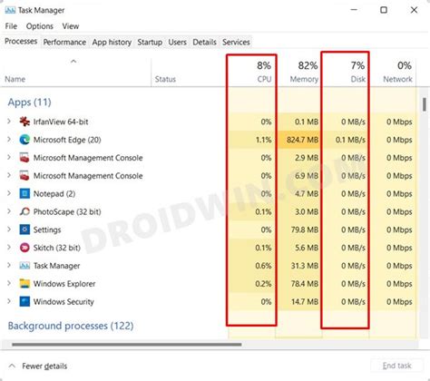 how to fix windows 11 high cpu and disk usage droidwin