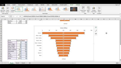 how to make funnel chart in excel advance excel youtube