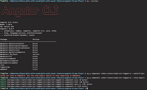 ng generate component no css