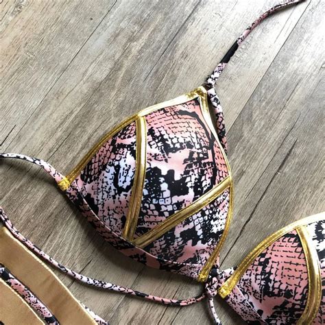 Pu Leather Bikini Set Red Triangle Swimwear Women 2021 Fashion Summer