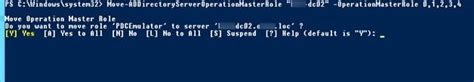 how to transfer fsmo roles using powershell theitbros