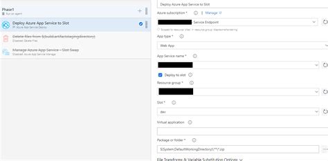 azure pipelines exclude folders using azure app service deploy