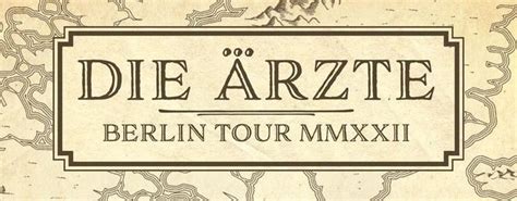 Die Ärzte Berlin Tour 2022 Der Vinylist