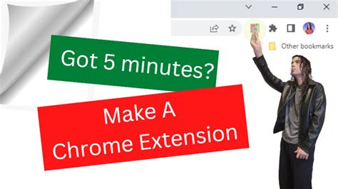 how to make your first chrome extension 5 minutes or less youtube