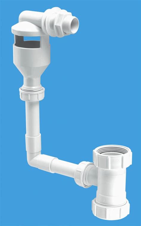 wc overflow kit with one piece tun dish mcalpine plumbing products