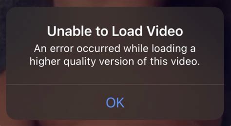 unable to load an error occurred while loading a higher