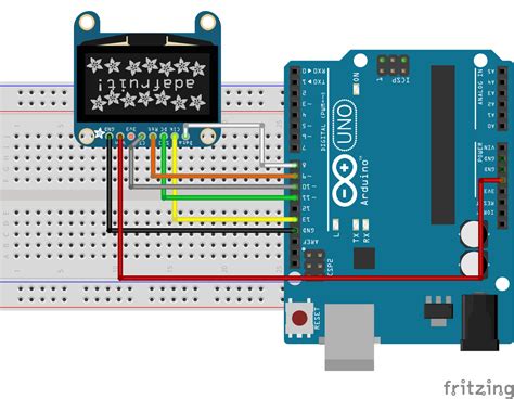 color oled ssd1331 display with arduino uno electronics lab