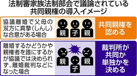 父母の合意なしで共同親権の適用も？ 裁判所が判断との新制度案、法務省が初めて提示：東京新聞 Tokyo Web