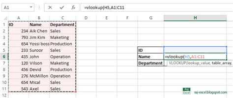raj excel using vlookup function step by step tutorial