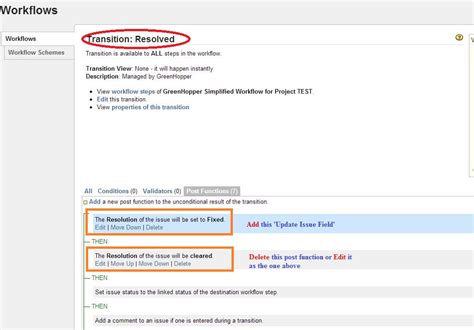 unable to set issues to resolved using the simplified workflow jira