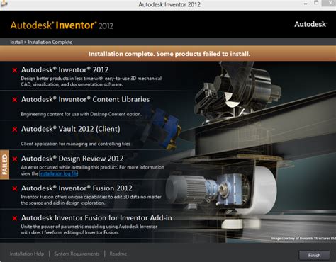 solved autodesk inventor 2012 failed to install