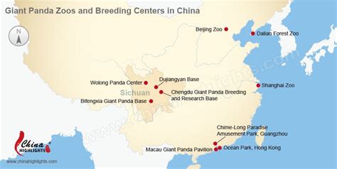 maps of giant pandas giant panda distribution map