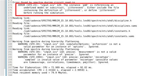 error sfe 23 the instance pm0 is referencing an undefined model or