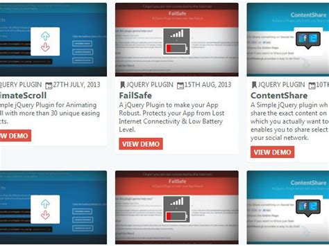 jquery plugin for responsive project showcase appstore js free