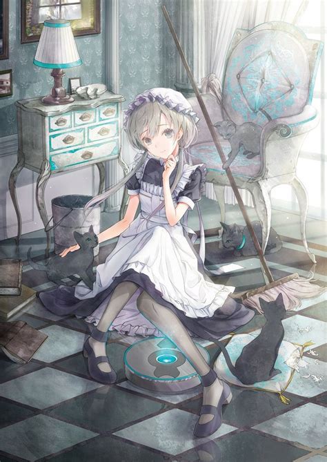 Anime Art Girl аниме девушка