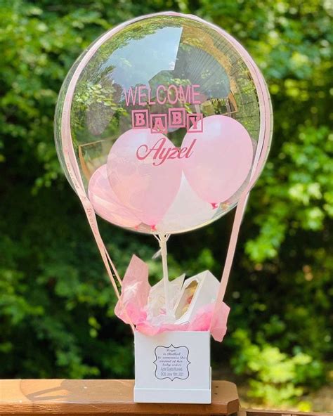 Birthday Balloon Baskets Hot Air Balloon Baskets Balloon Etsy