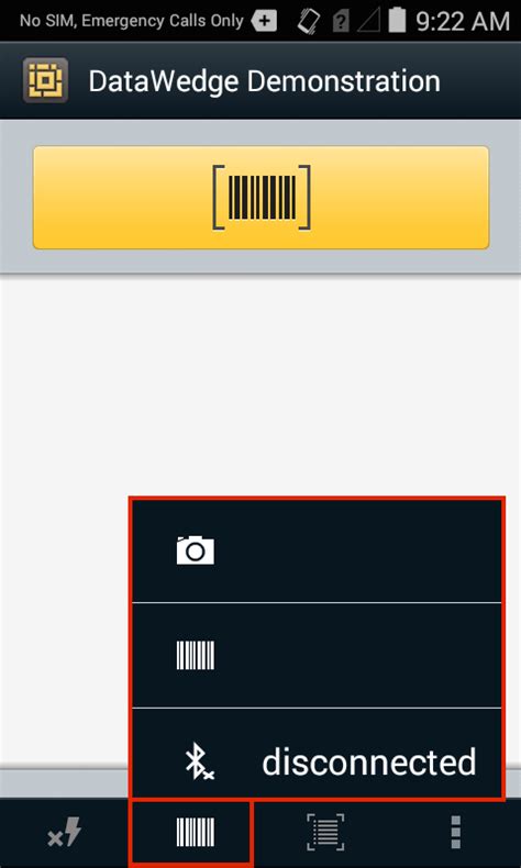 datawedge demo app zebra technologies techdocs